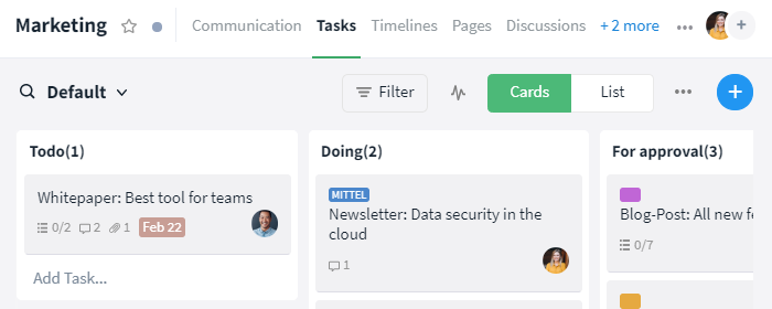 Creating And Applying Tasks Procedure In Stackfield