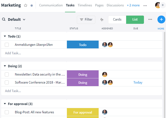 Creating And Applying Tasks Procedure In Stackfield