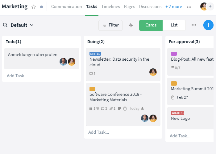 Creating And Applying Tasks Procedure In Stackfield