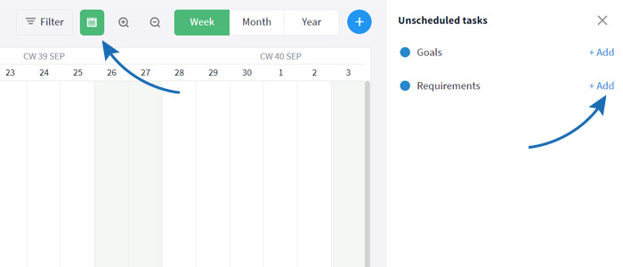 Module Timelines: Tjhis is how to work with the Gantt view