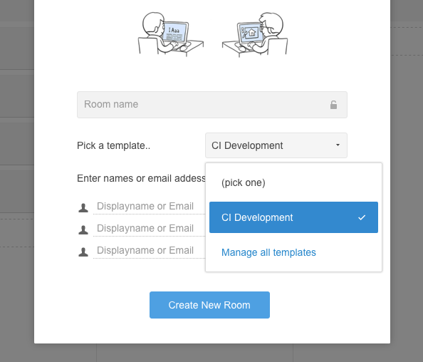 Working with room templates. How to create, edit and use