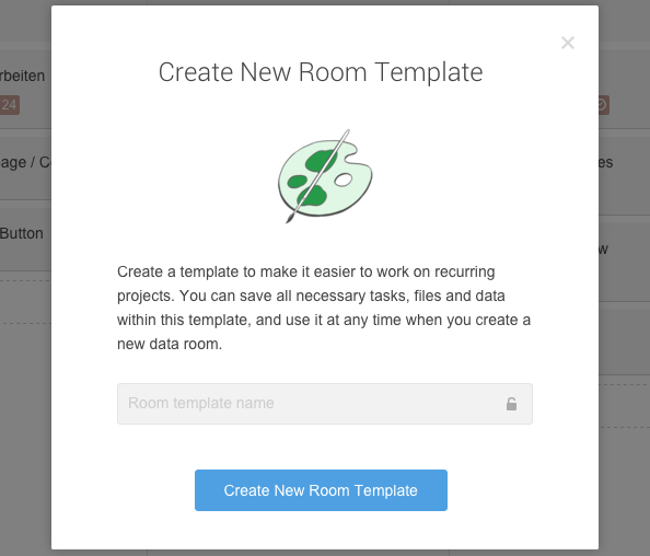 Working with room templates. How to create, edit and use