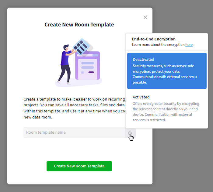 Working with room templates. How to create, edit and use