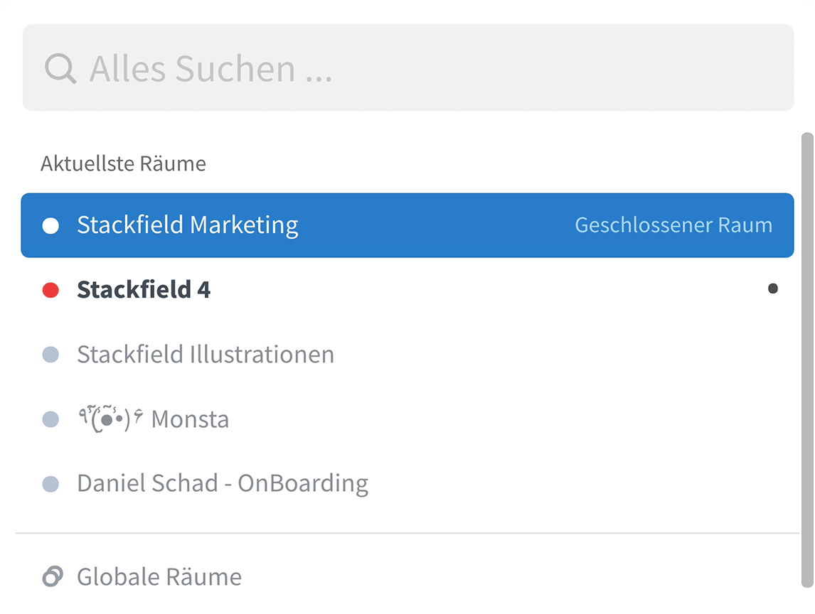 Funktionen - Stackfield
